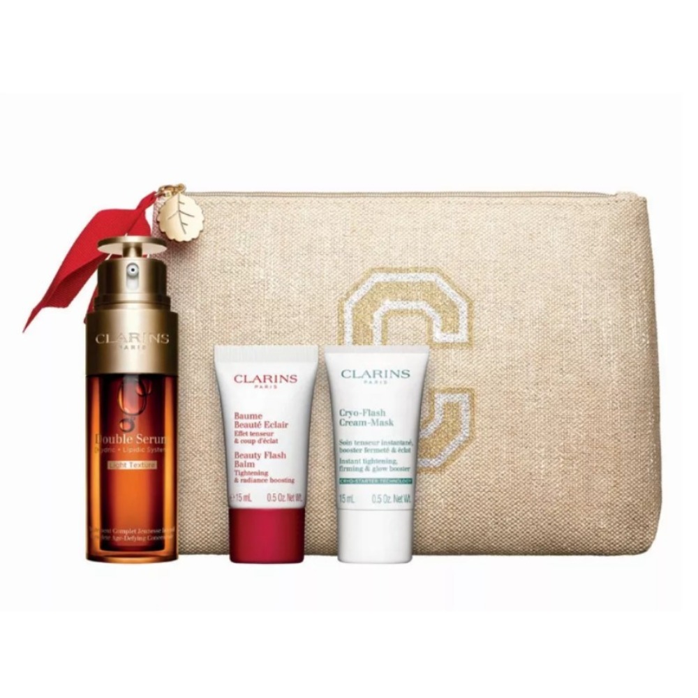 CLARINS DOUBLE SERUM LIGHT COLLECTION GIFT SET - Own4Less